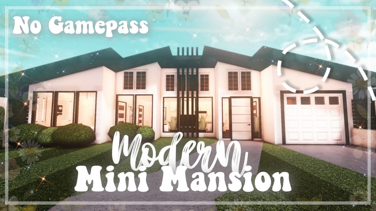 Roblox Bloxburg No Gamepass Budget Modern Mini Mansion Minami Oroi