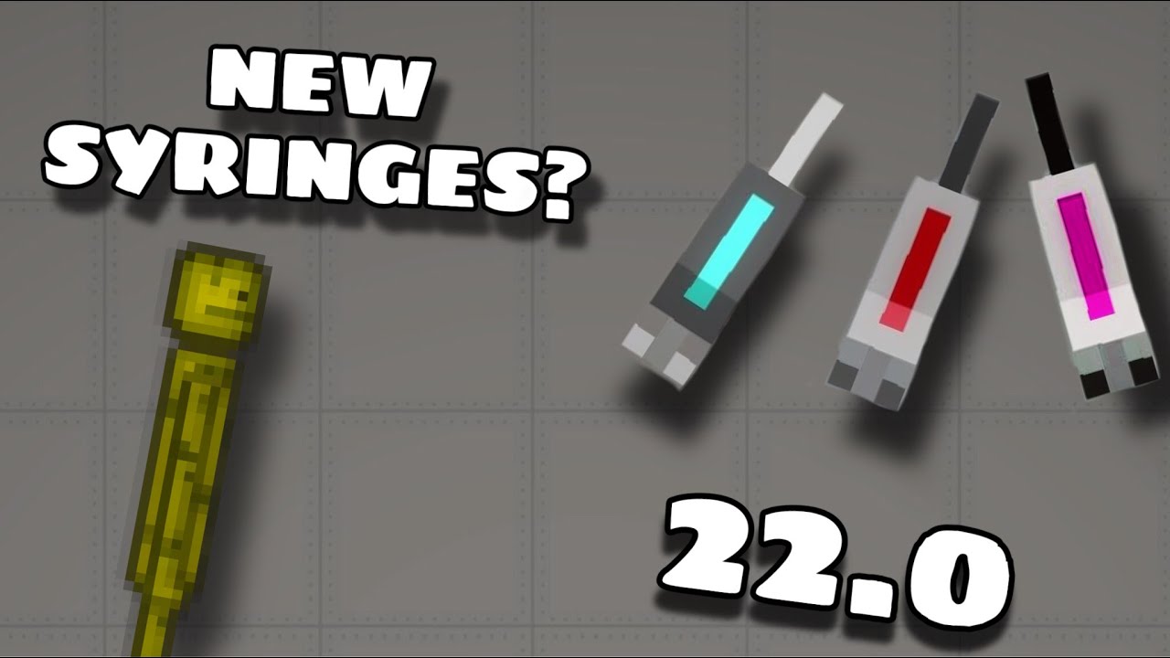 New Syringes Concept Melon Playground Youtube