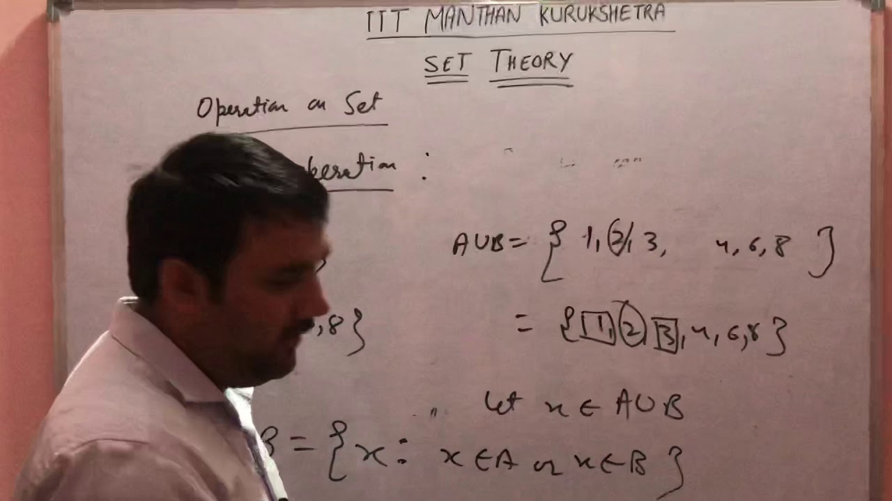 Set Theory Lecture 2 Youtube