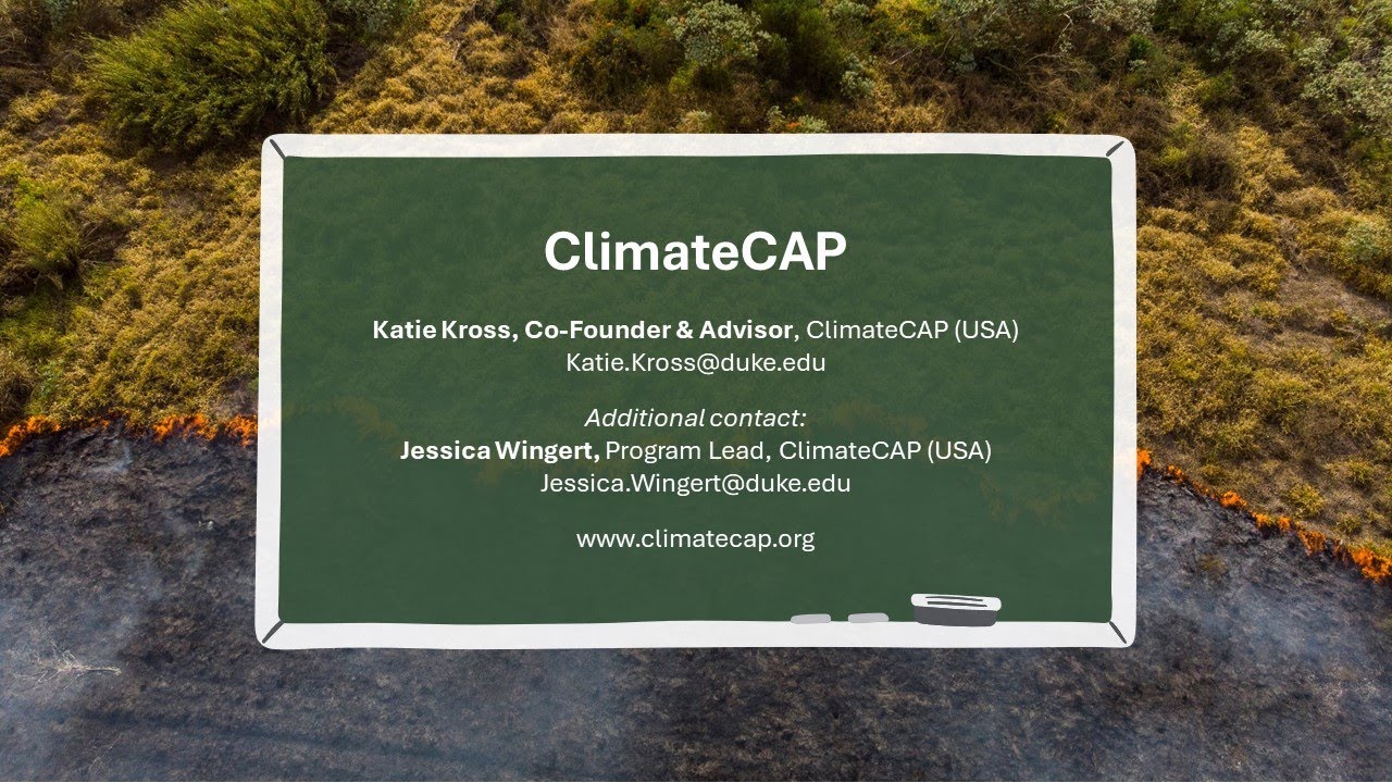 Climate Teaching Series Climatecap Youtube