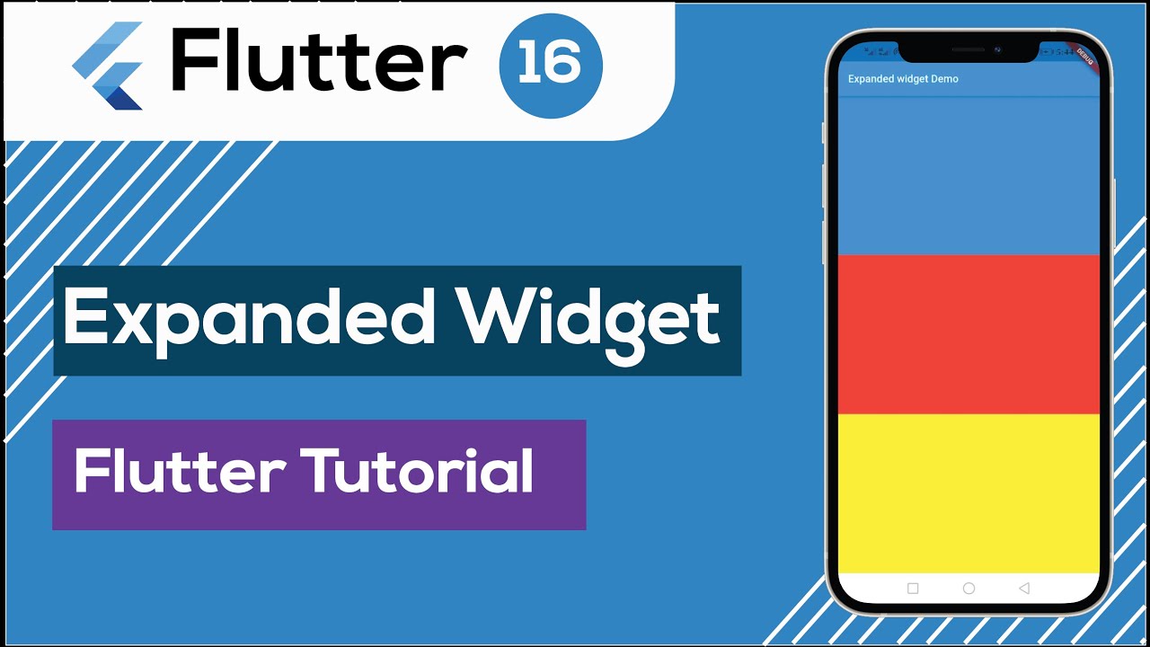 16 Expanded Widget Flutter Responsive Ui Flutter Tutorial Bangla