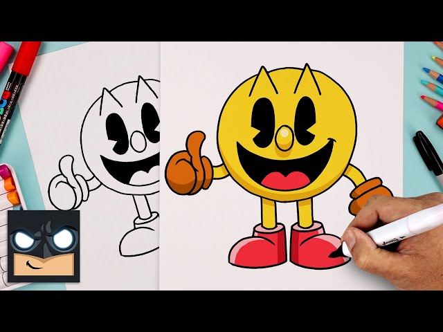 How To Draw Pacman Videos For Kids