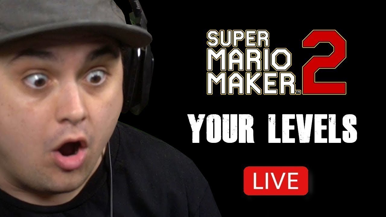 Live Mario Maker 2 Beating Every Level Youtube