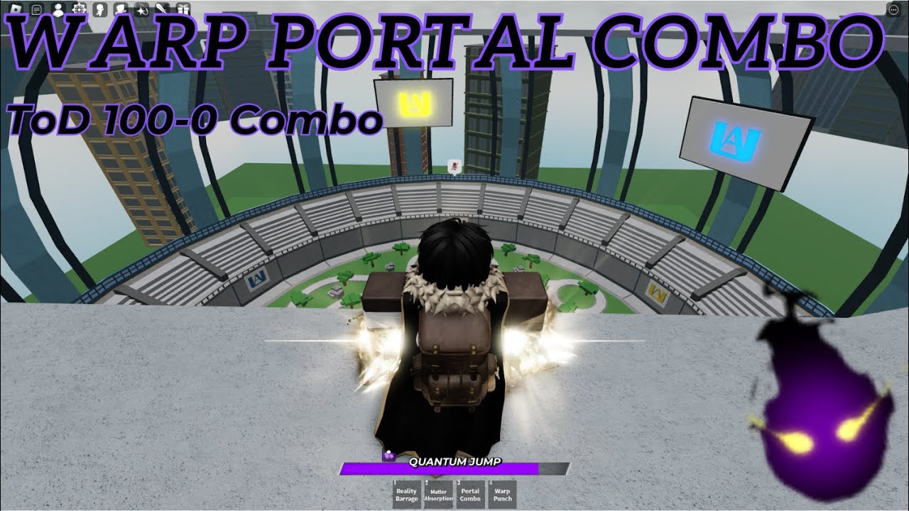 Warp Portal Combo Heroes Battlegrounds Youtube