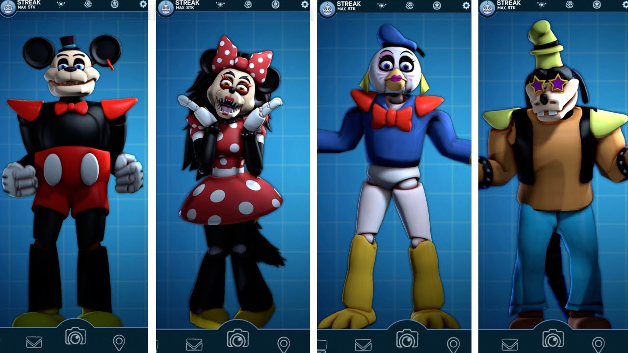 Fnaf Ar Disney Security Breach Animatronics Workshop Animations Youtube