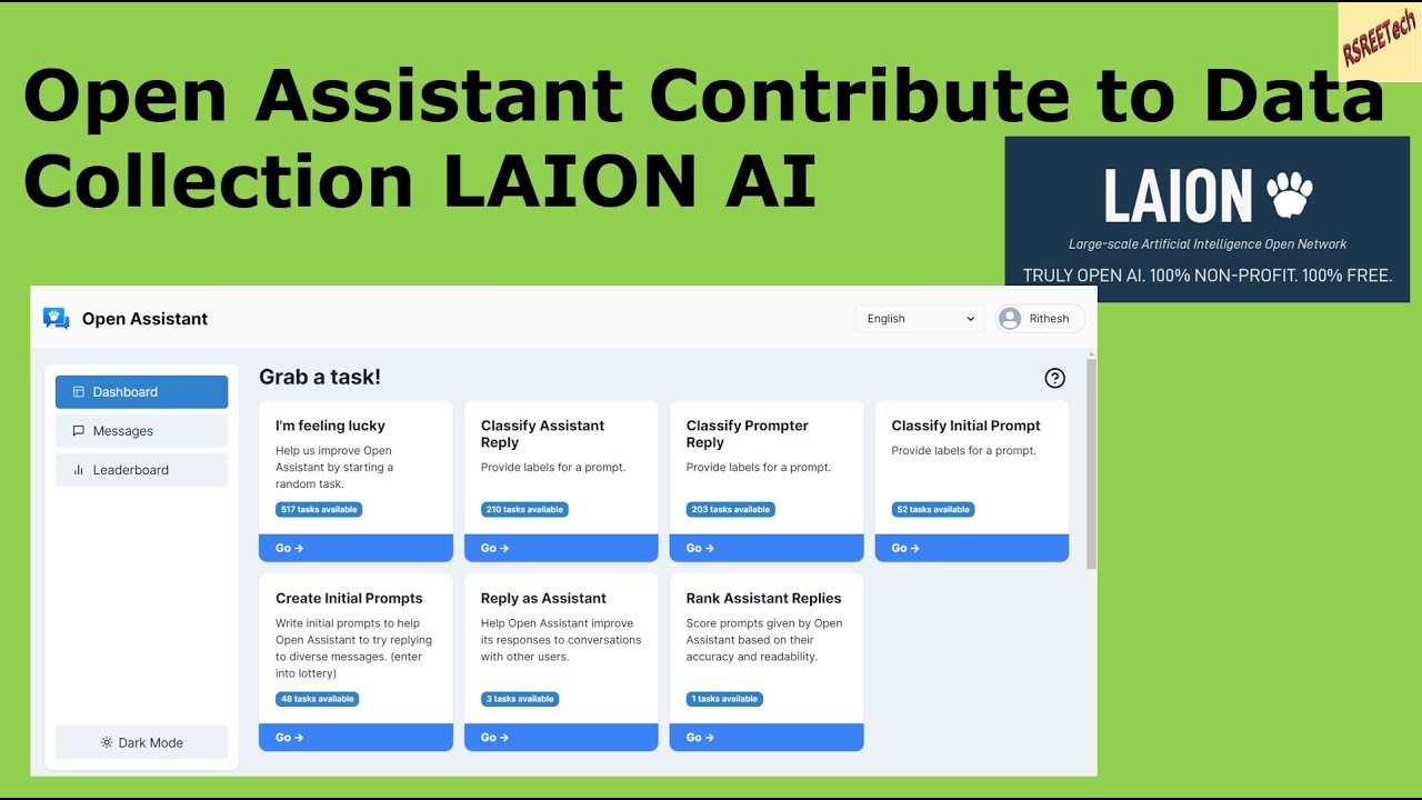 Open Assistant Contribute To Data Collection Laion Ai Open Source