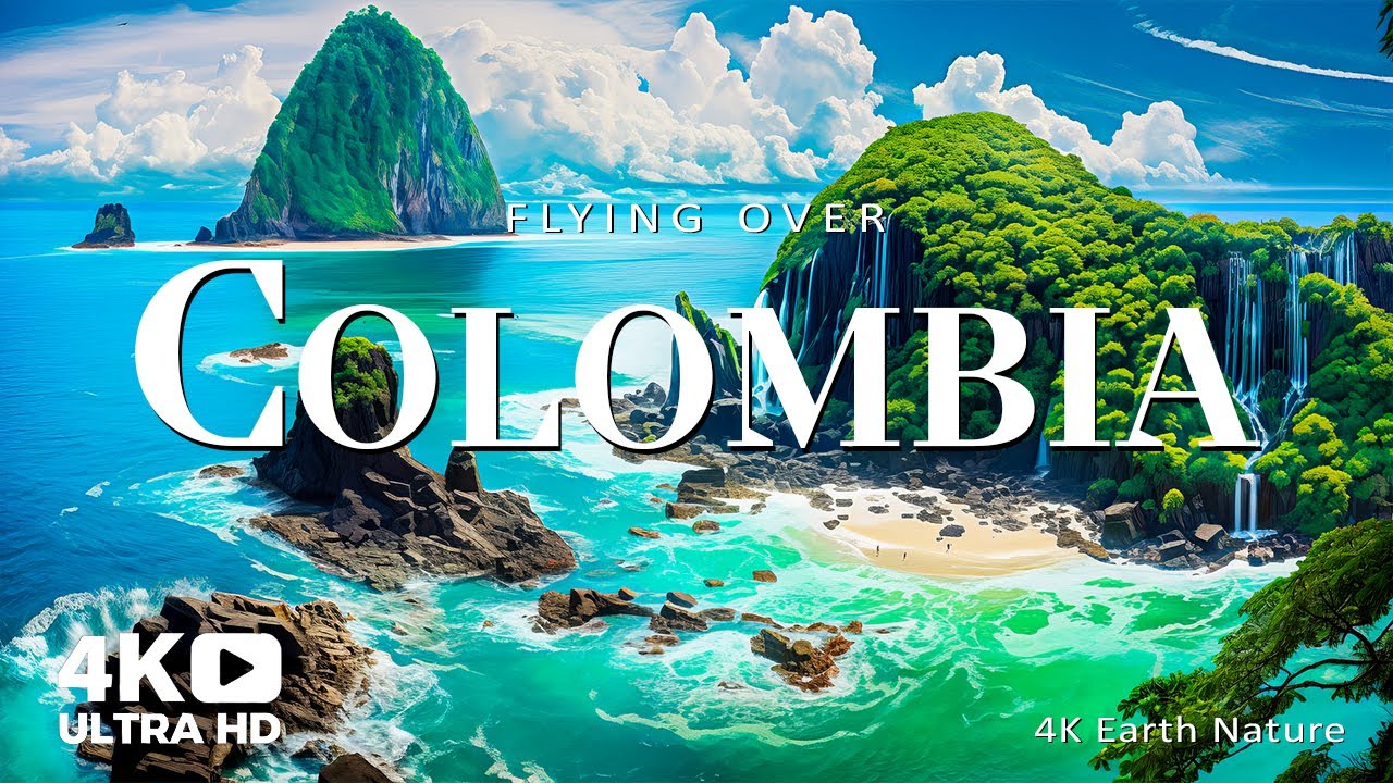 Colombia 4k Relaxing Music With Beautiful Natural Landscape By Earth