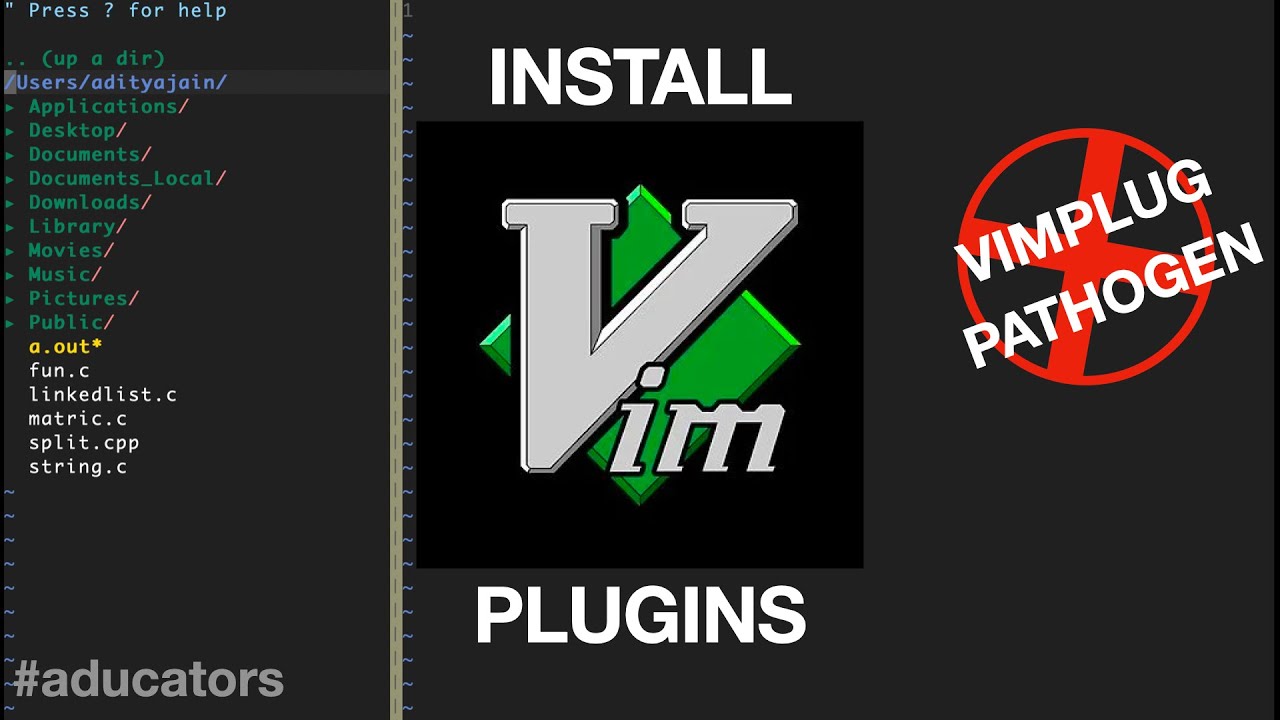 Installing Vim Plugins Without A Plugin Manager No Vim Plug Nor