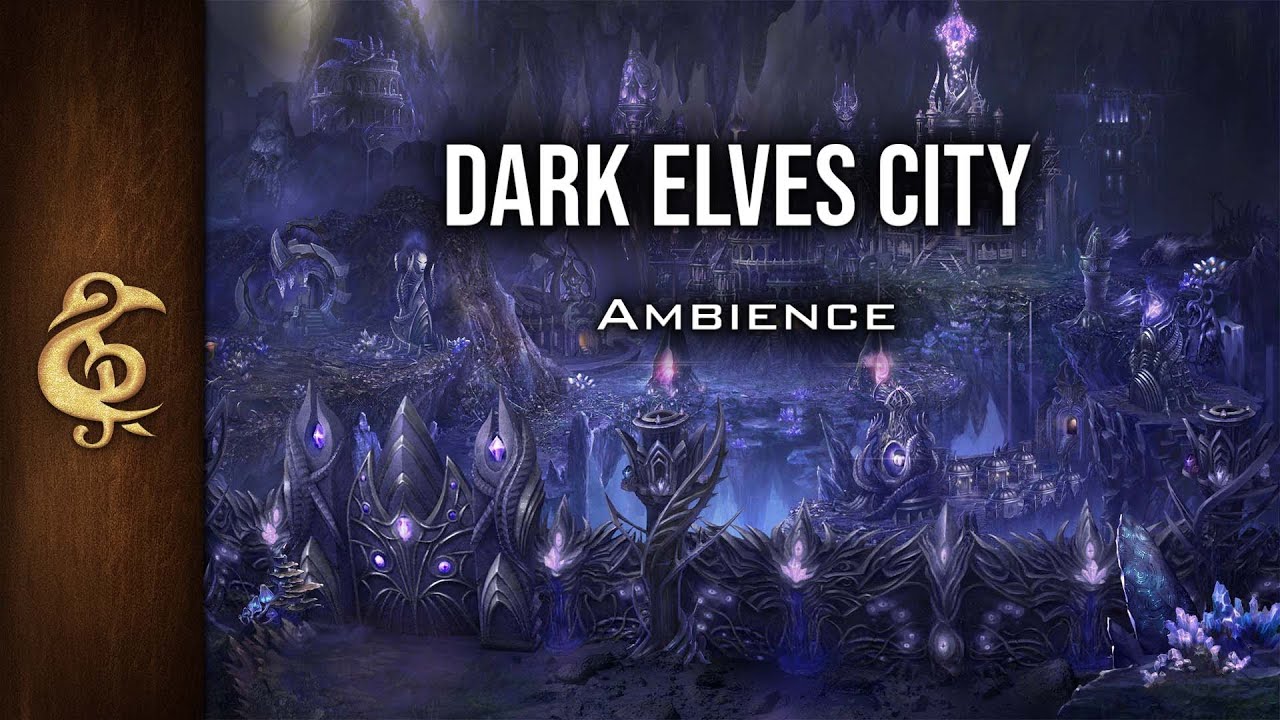 Dark Elves City Menzoberranzan Asmr Ambience 1 Hour Youtube