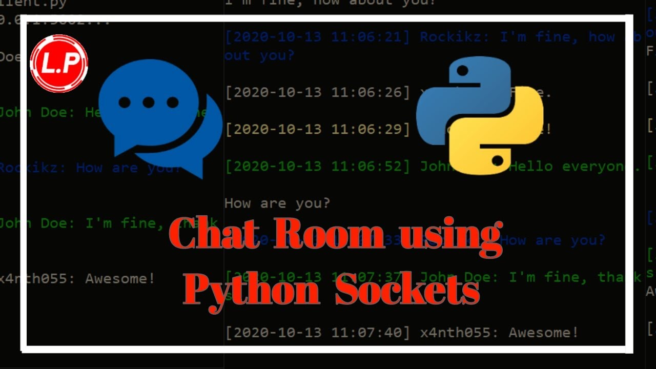 Chat Room In Python Using Sockets Socket Programming In Hindi Youtube