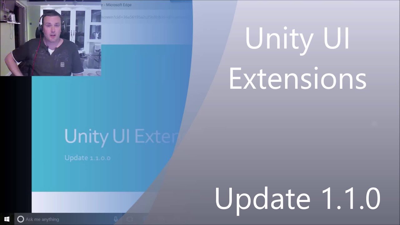 Unity Ui Extensions Update 1 1 0 Youtube
