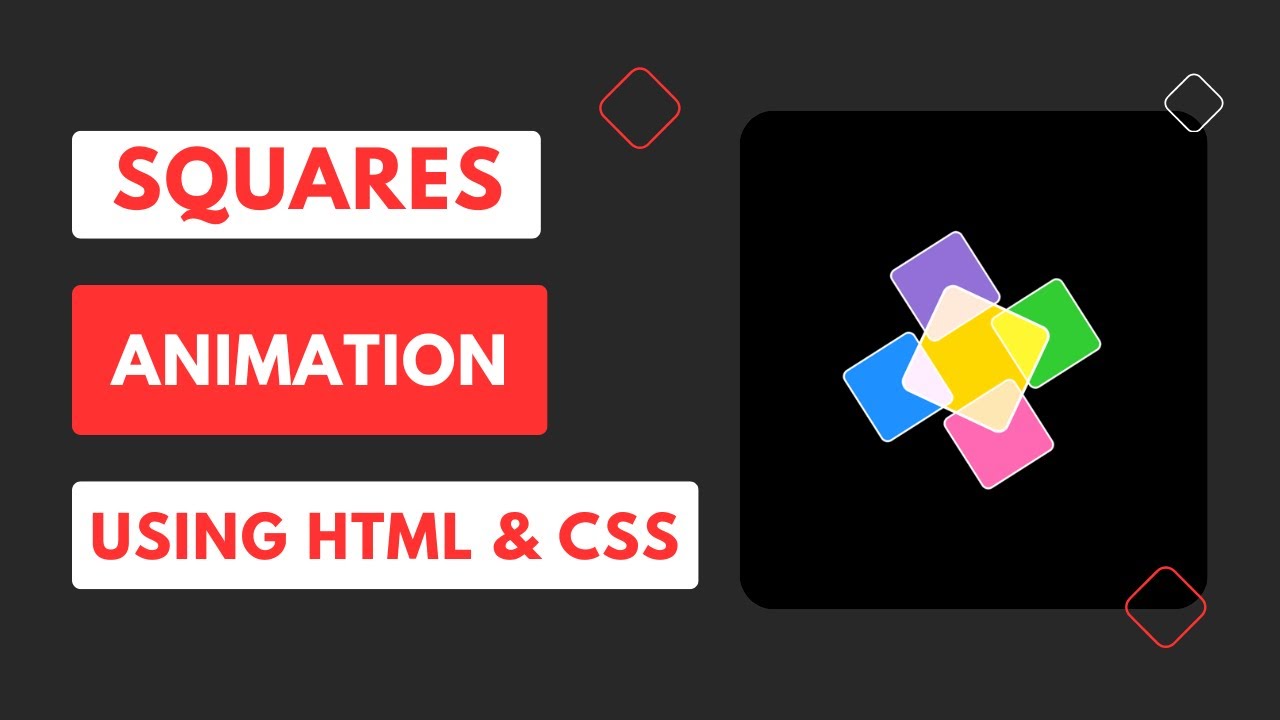 Squares Animation Html Css Youtube