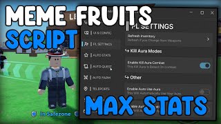 Release Meme Fruits Script Auto Quest And Max Stats Roblox 2025 ...