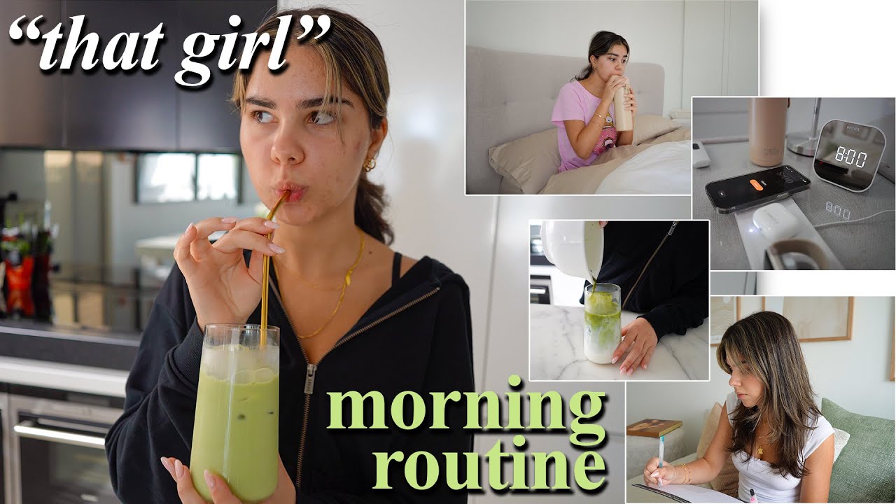 Trying The Viral That Girl Morning Routine Youtube