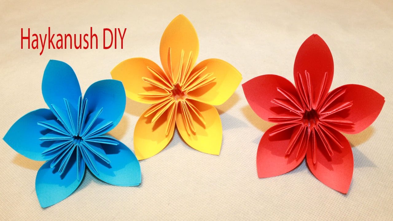 Origami De Papel Flores Paso A Paso All About Origami