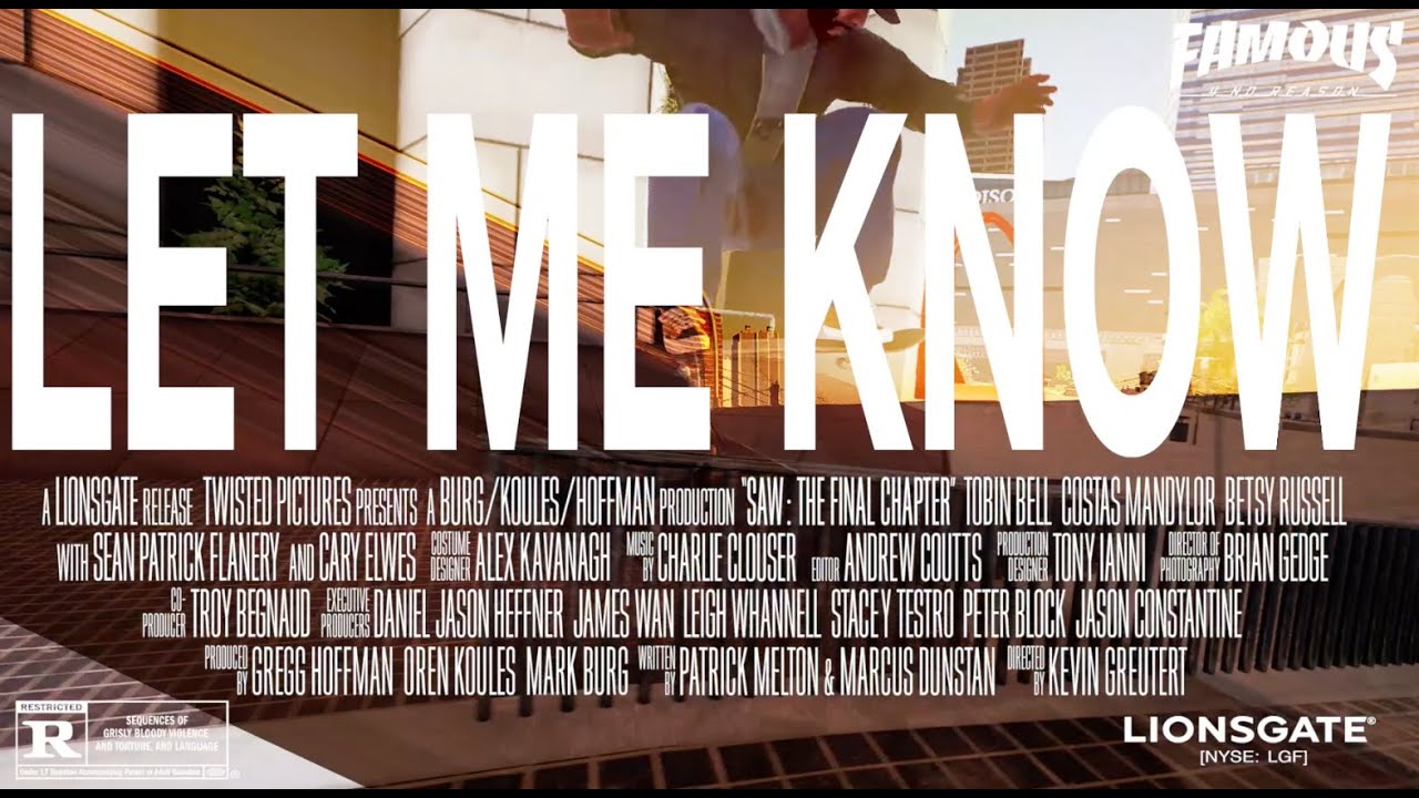 Let Me Know Ft Camron Session Skate Sim 90fps Camron