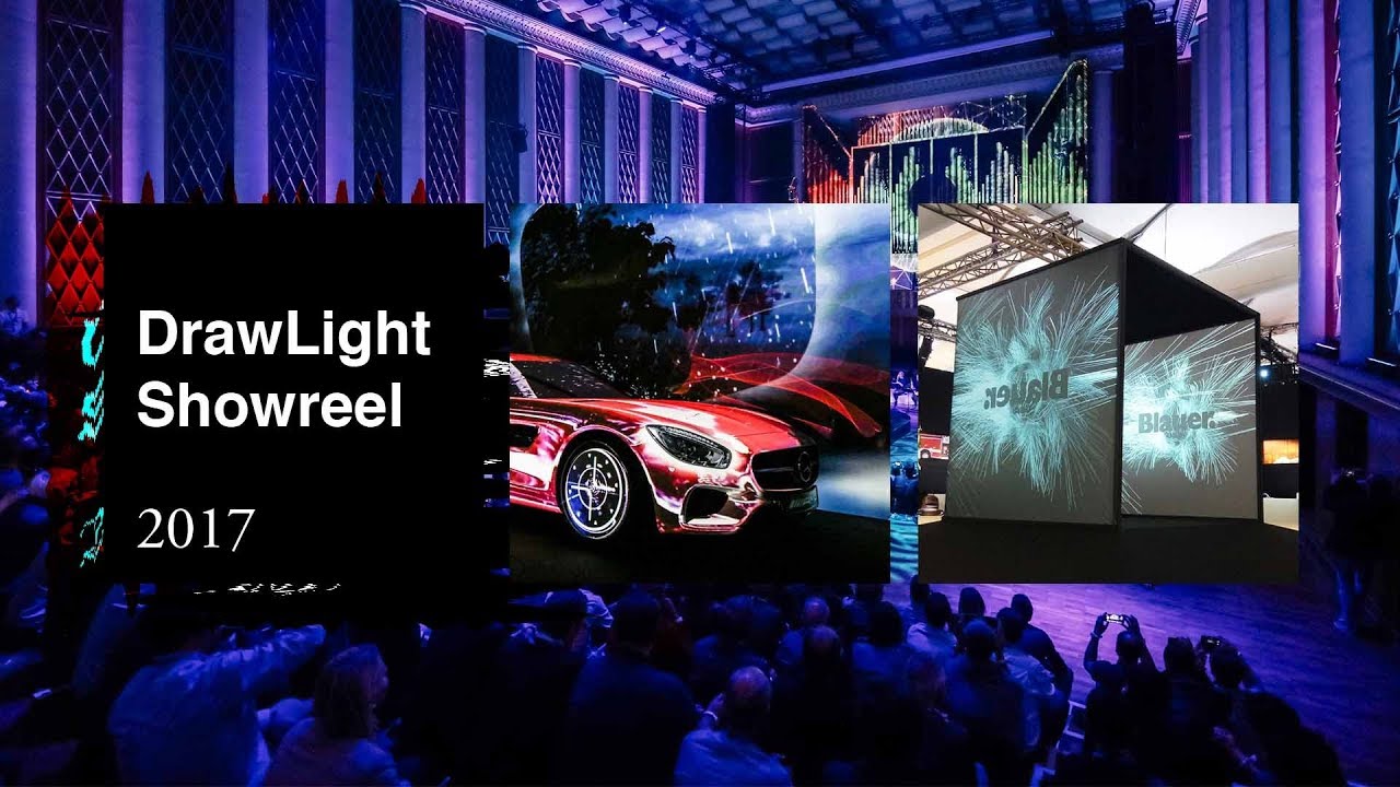Showreel Drawlight Immersive Interactive Digital Art Portfolio 2018
