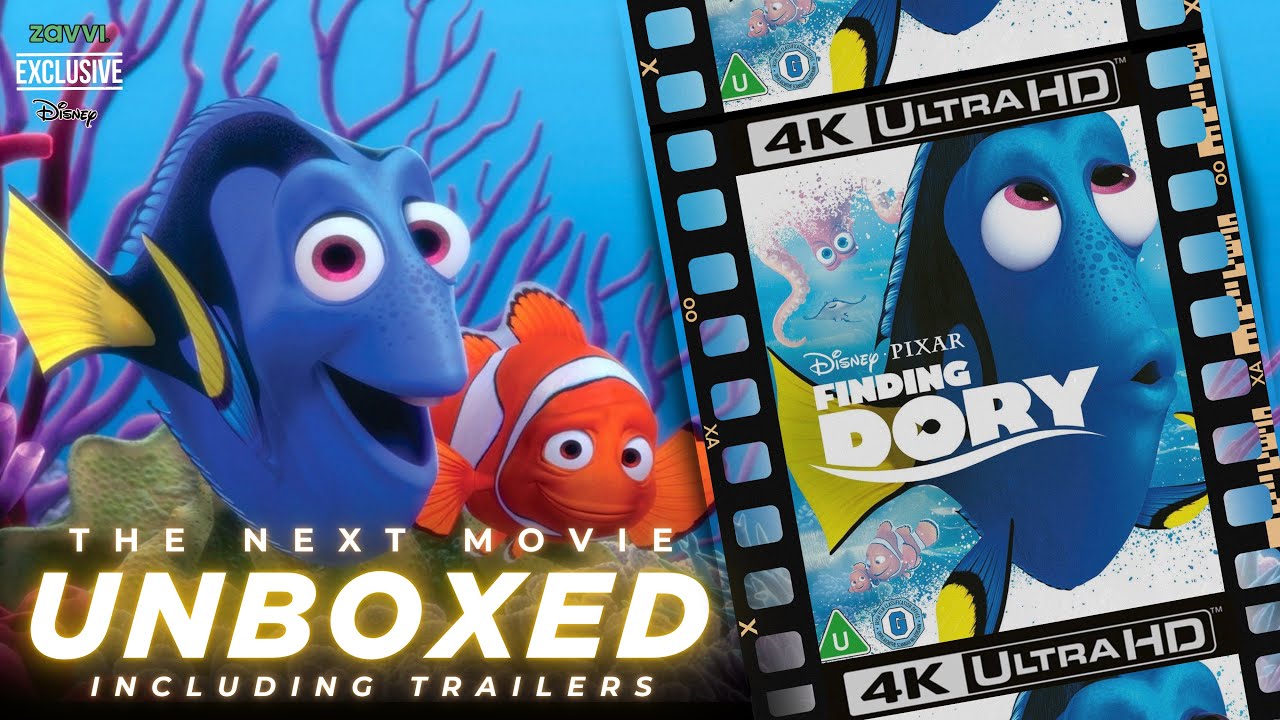 Finding Dory Zavvi Exclusive 4k Ultra Hd Collection By Disney Pixar