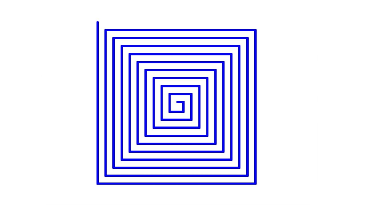 How To Draw Spiral Square Pattern In Scratch And Pictoblox Youtube