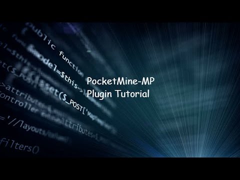 Pocketmine Mp Plugin Tutorial 1 Youtube