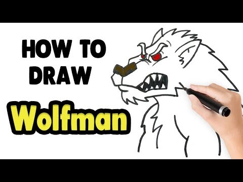 How To Draw Wolfman Drawing Step By Step For Beginners How To Draw Easy
