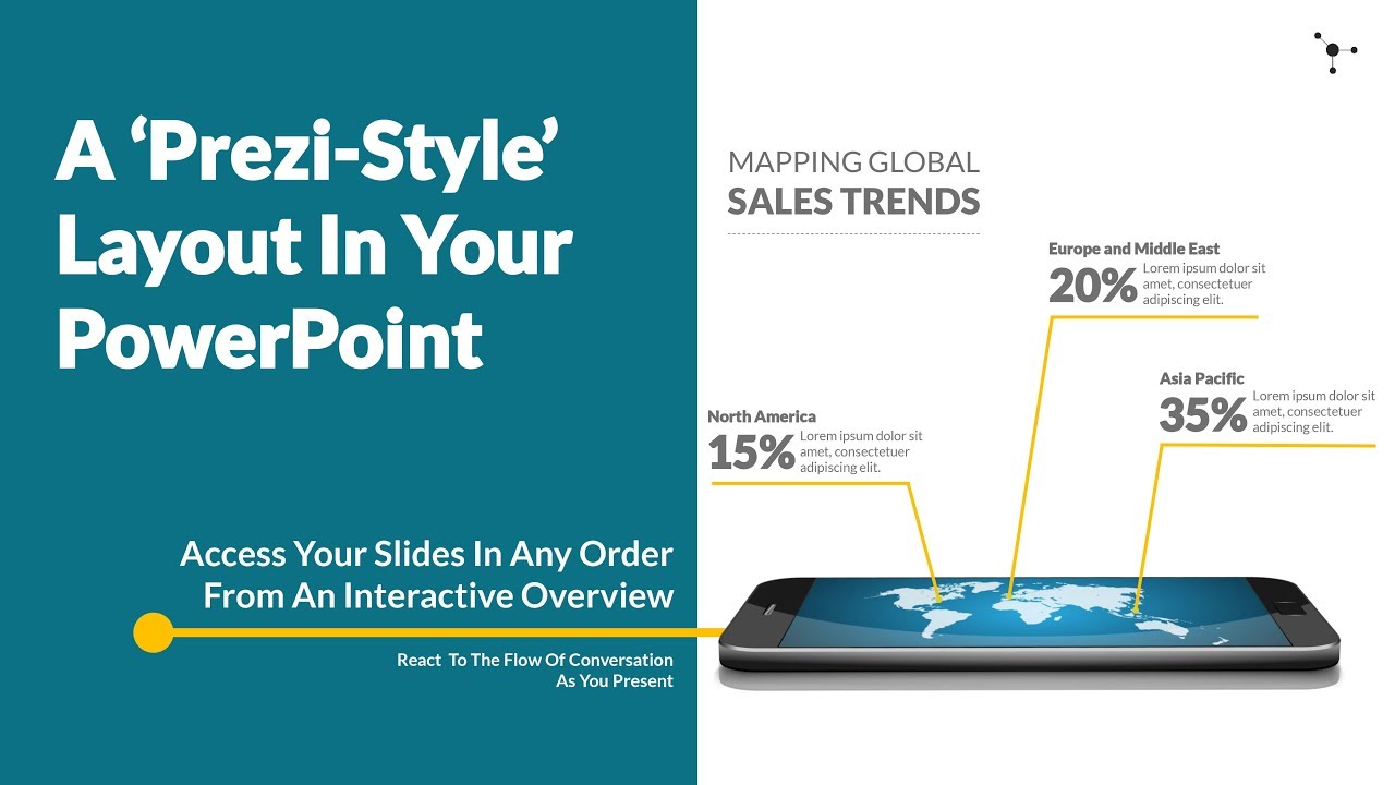 Prezi Style Powerpoint Template