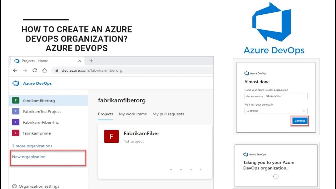 How To Create An Azure Devops Organization Azure Devops Tutorial For