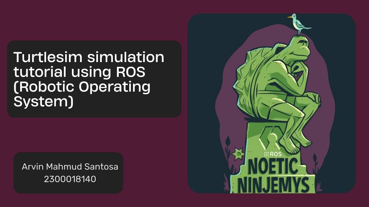 Turtlesim Simulation Tutorial Using Ros Robotic Operating System