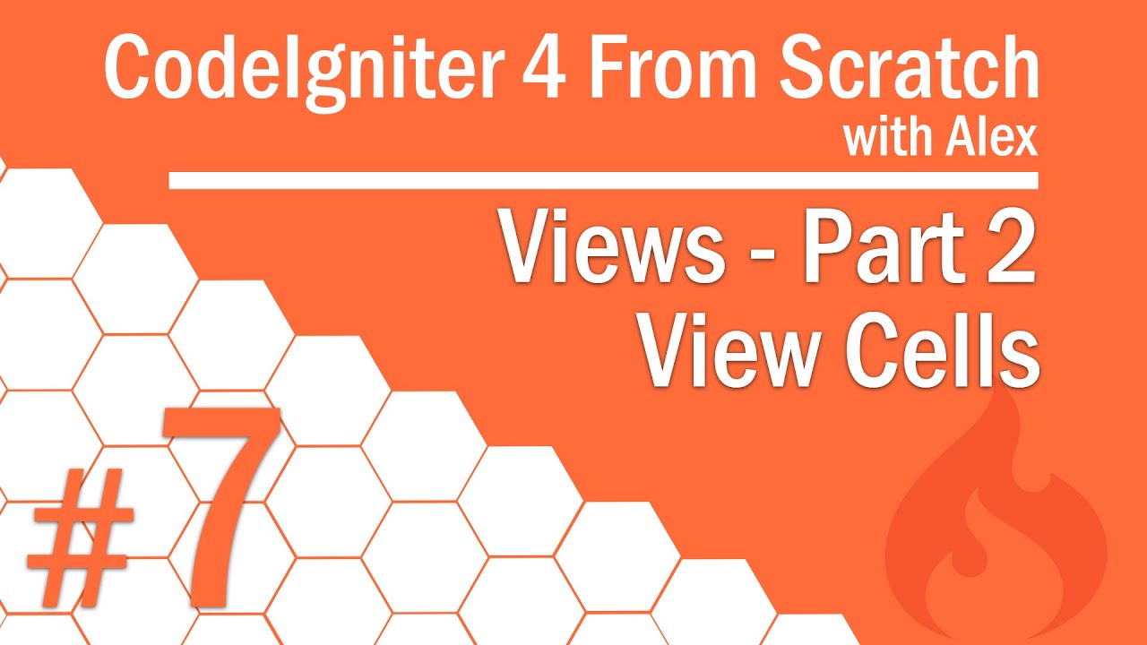 Codeigniter 4 From Scratch 7 Views View Cells Part 2 3 Youtube