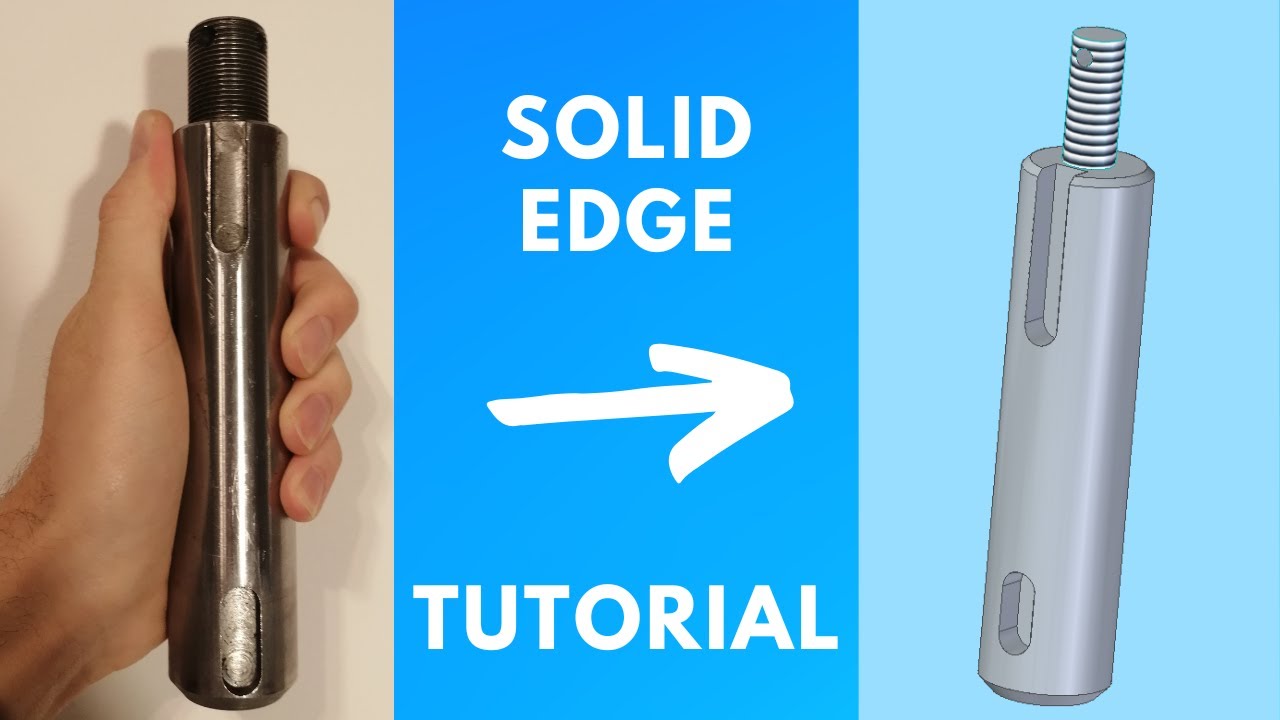Solid Edge Part Tutorial Youtube