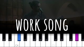 Work Song Hozier Piano Tutorial Chords Chordify