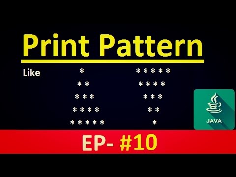 Java Tutorial Print Star Pattern In Java Program Youtube