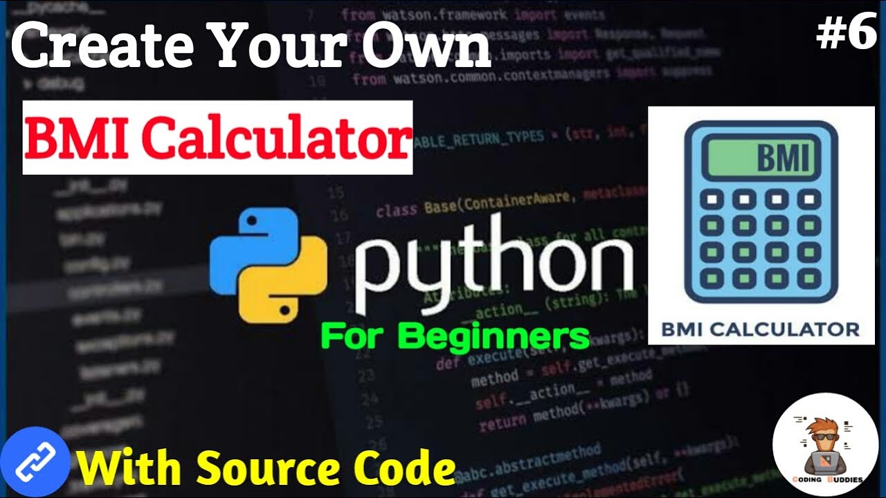 Create Your Own Bmi Calculator Using Python For Beginners Python