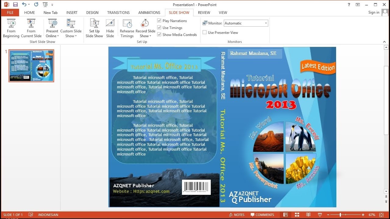Cara Nak Buat Buku Program Guna Power Point Mathiasmcyholmes