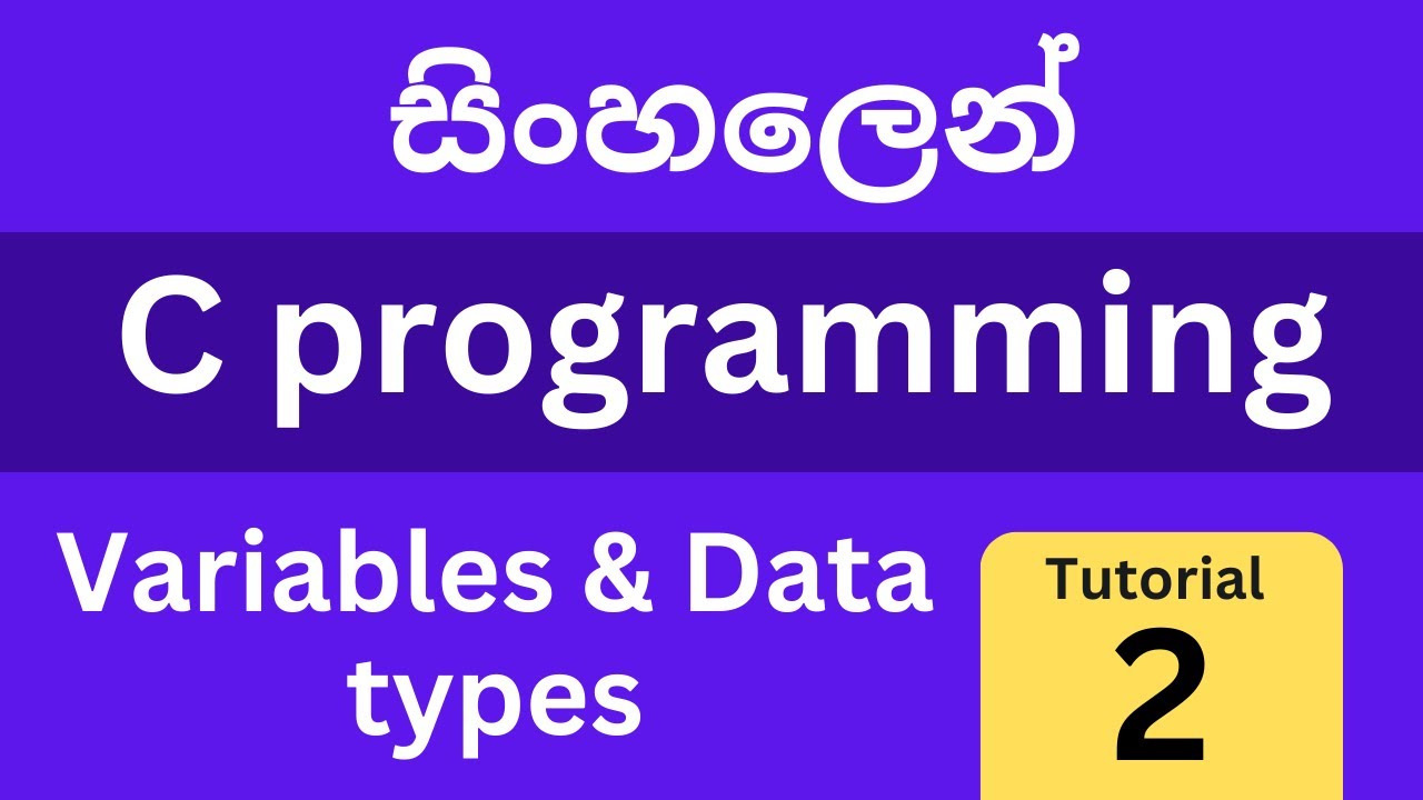 Variables And Data Types In C Programming Tutorial 2 Youtube
