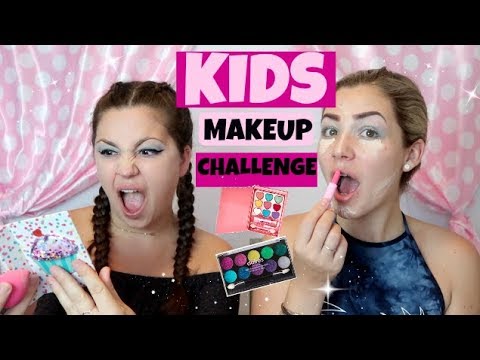 Full Face Using Only Kids Makeup Challenge Youtube