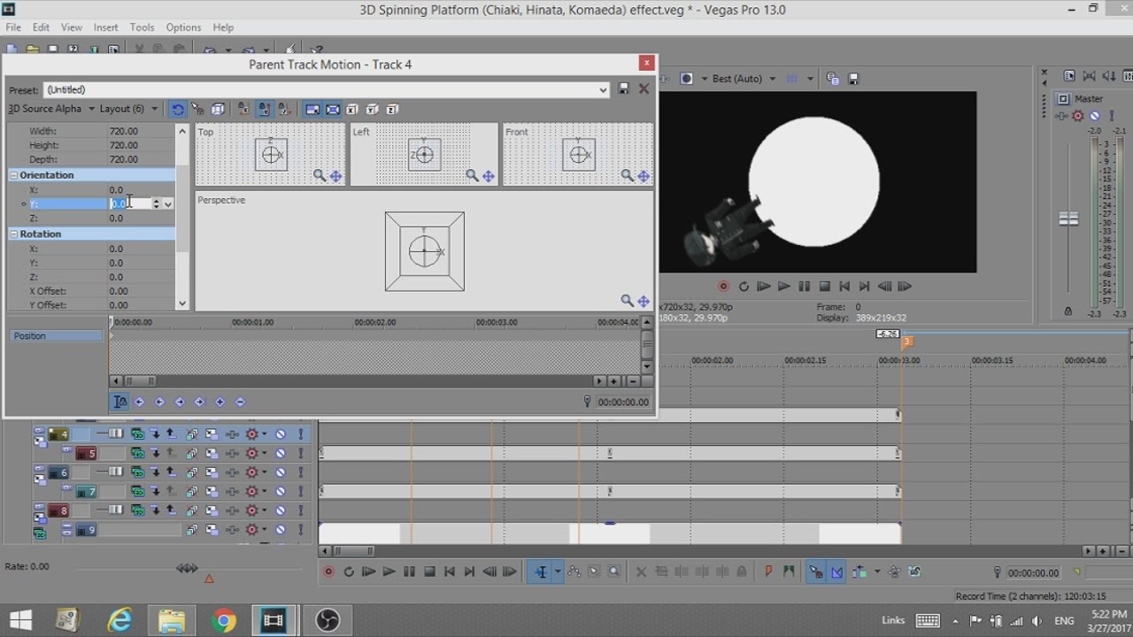 3d Spinning Platform Tutorial Youtube