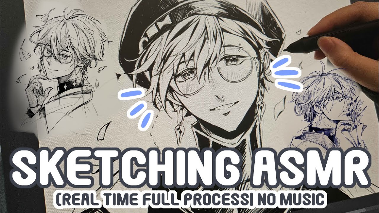 Sketching Asmr Sketch To Destress Youtube