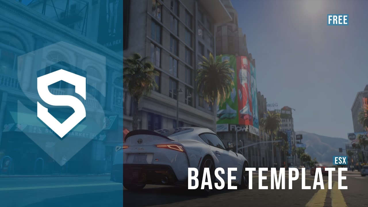 Fivem Free Base Template Esx Ox Youtube