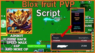 Blox Fruit Pvp Script Aimbot Esp Jump Walkspeed And More Op No Key ...