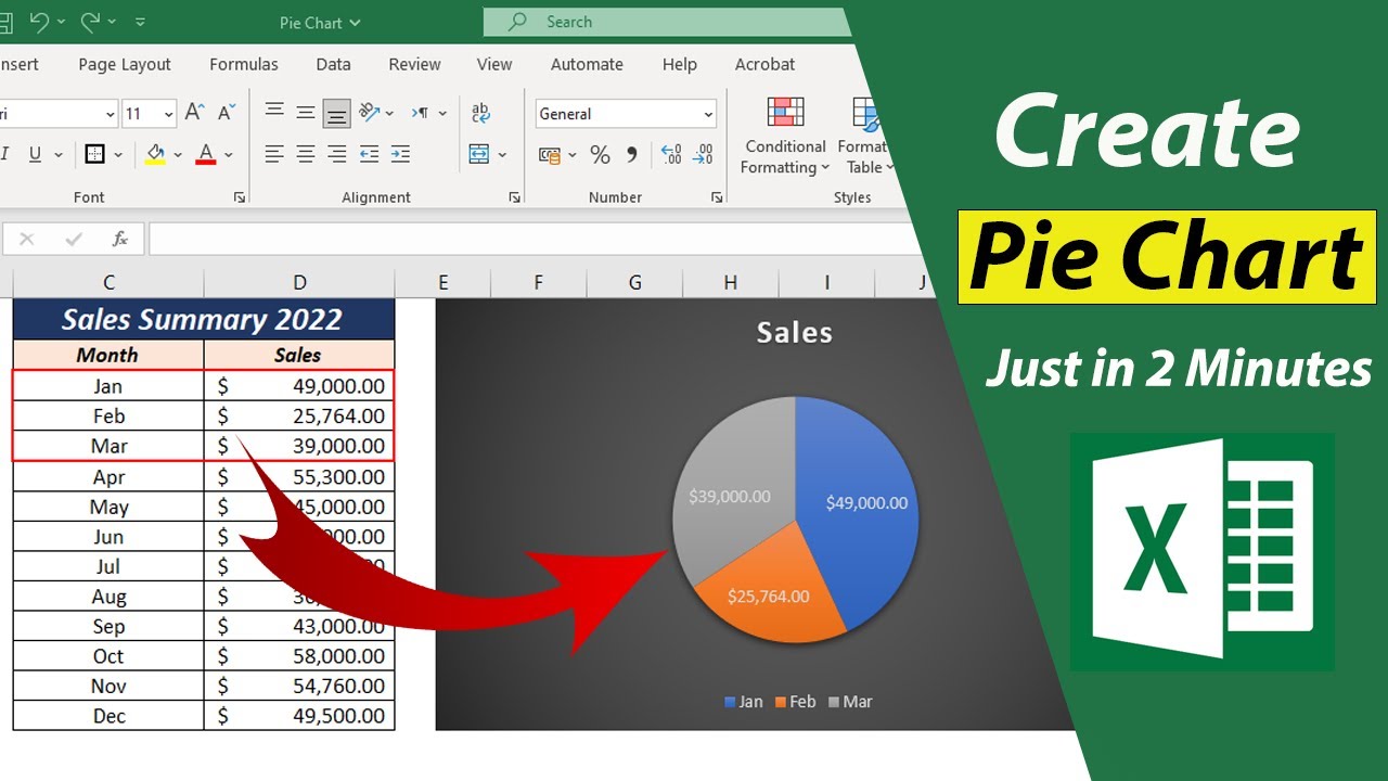 How To Make A Pie Chart In Excel Excel Tutorials Pie Chart With