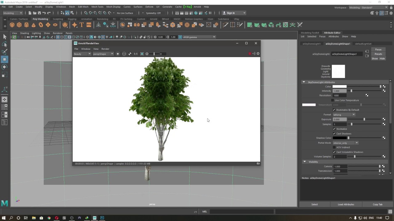 Arnold Render Maya Pbgai
