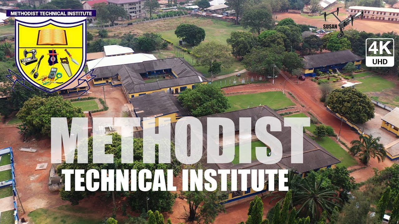 Methodist Technical Institute Mti Kumasi Kwadaso Aerial View 4k Youtube