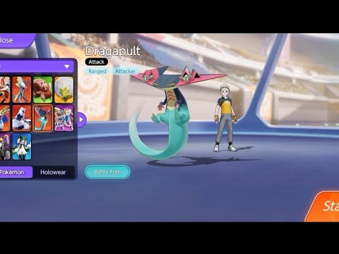 Pokemon Unite Gameplay With Dragapult Youtube