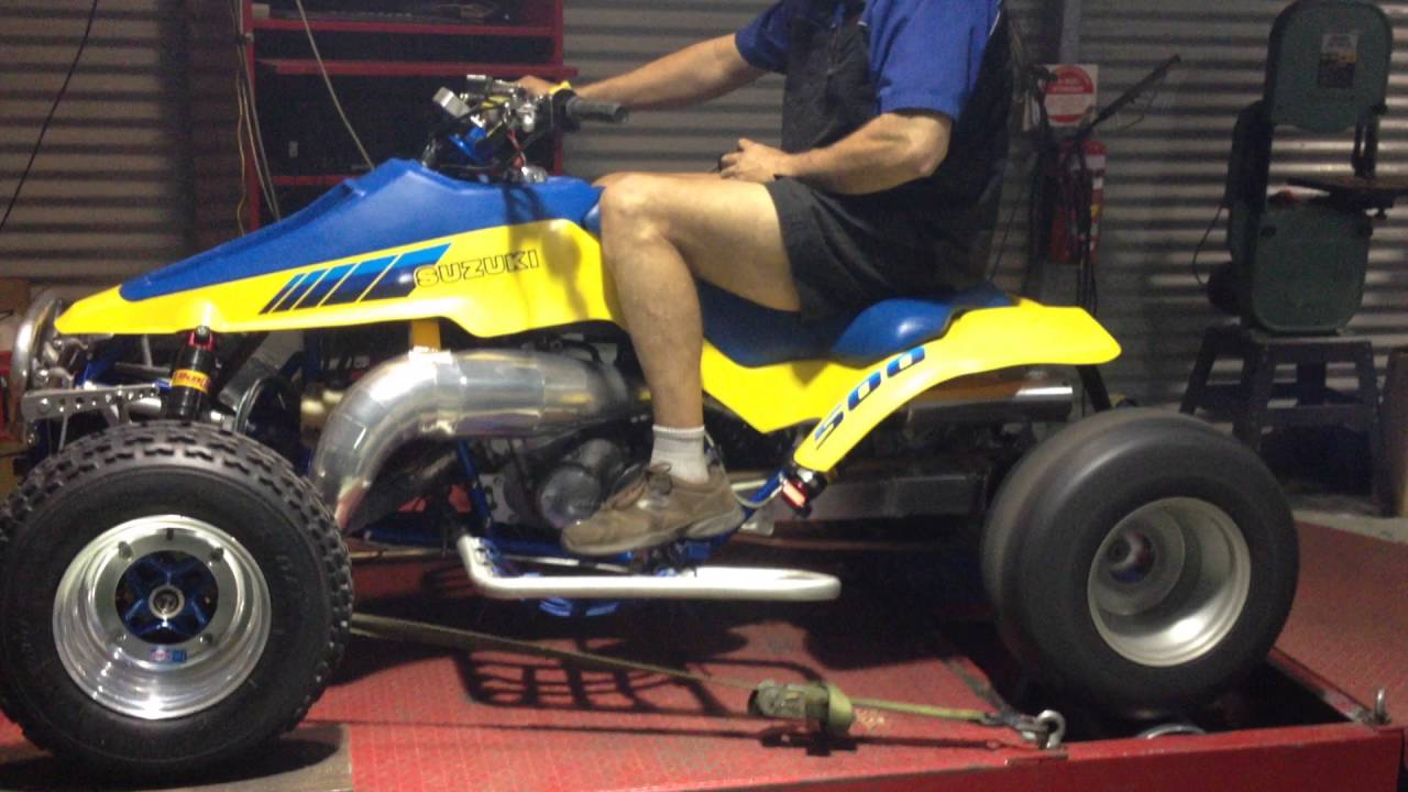 Suzuki Quadzilla 1987 Lt500r Latest Dyno Run Youtube