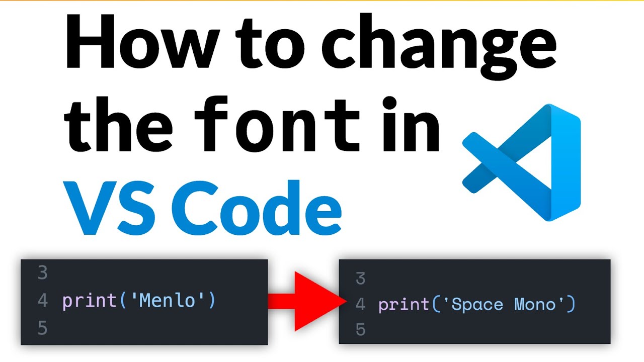 How To Change Font In Vs Code Tutorial Youtube