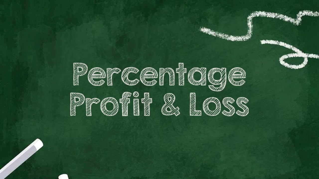 Percentage Profit Loss Igcse Math Youtube