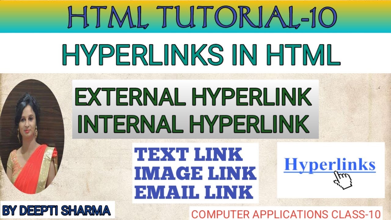 Html Hyperlinks External Internal Hyperlinks Text Image Email