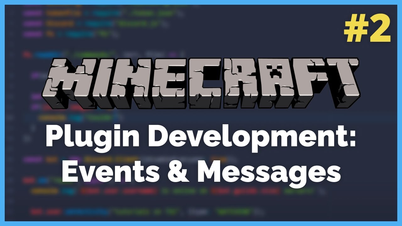 Event Listeners And Sending Messages Minecraft Plugin Development Ep
