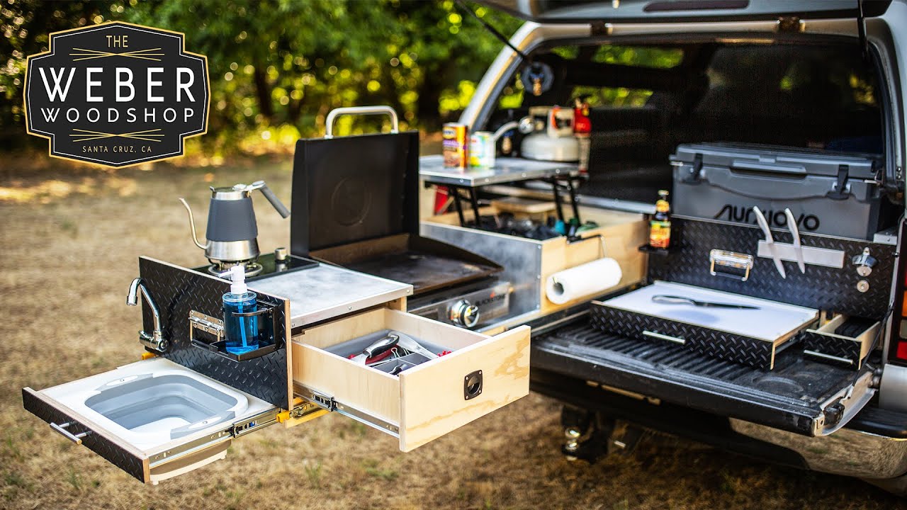 How To Build The Ultimate Overland Truck Bed Kitchen Drawers For